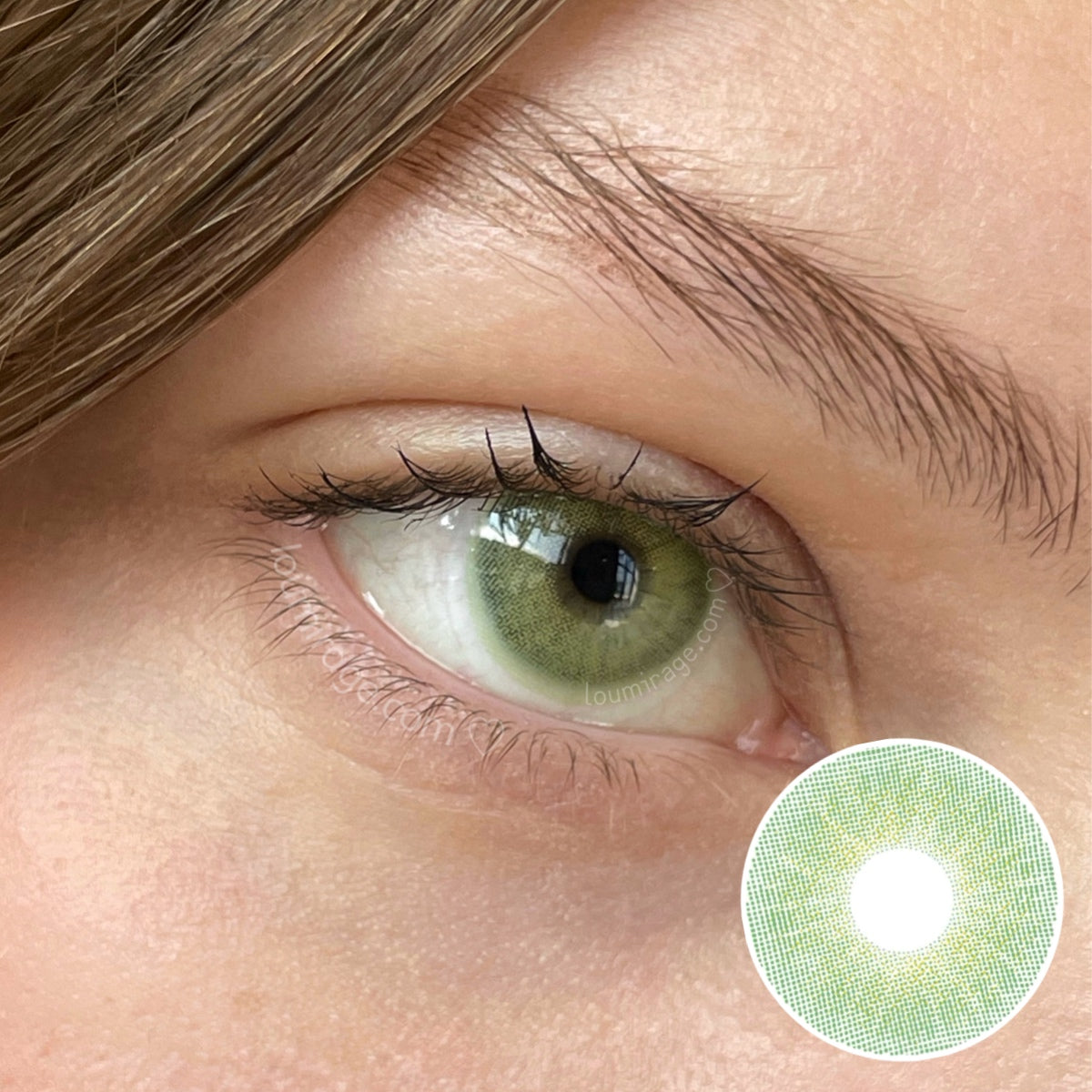 Cloud Ash Blue - Loumirage coloured contacts