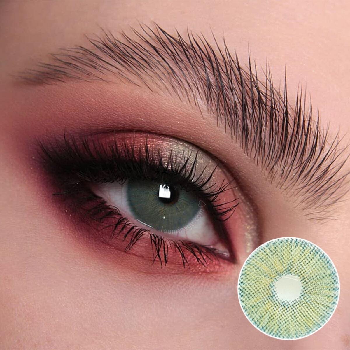 Angeles N Amber - Loumirage coloured contacts