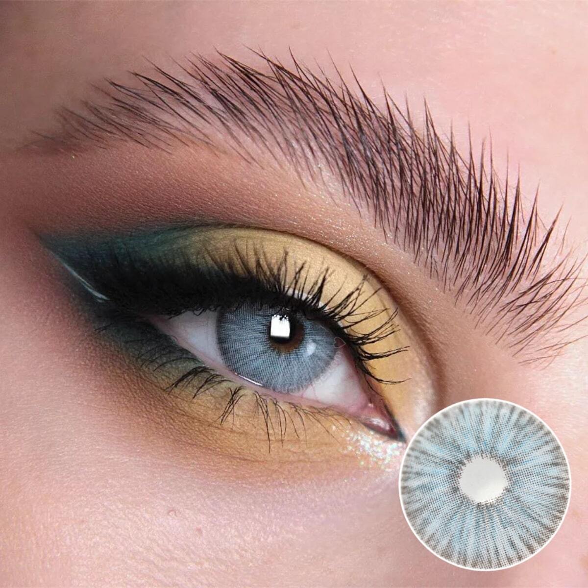 Angeles N Amber - Loumirage coloured contacts