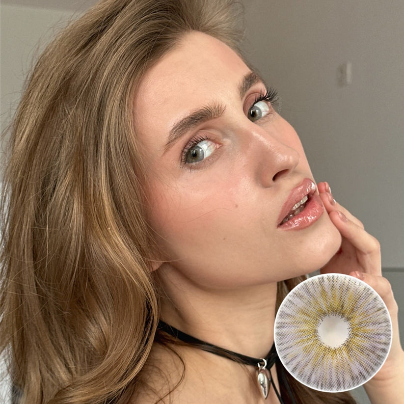 Angeles N Ash Gray - Loumirage coloured contacts