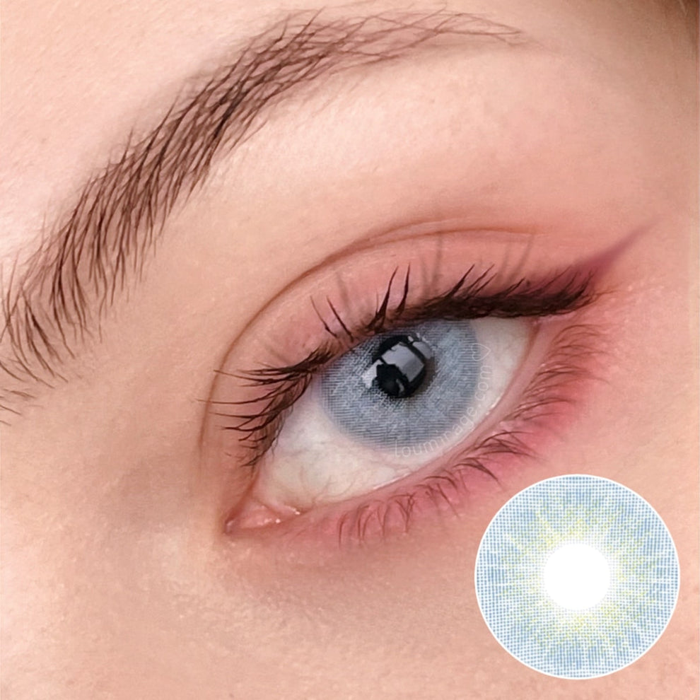 Cloud Ash Blue - Loumirage coloured contacts