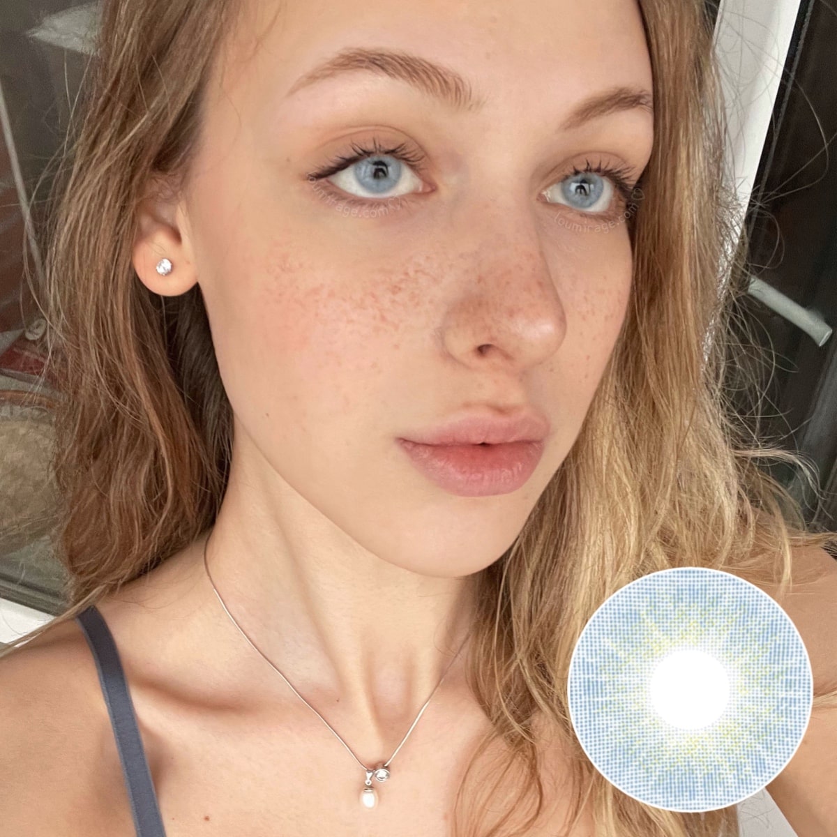 Cloud Ash Blue - Loumirage coloured contacts